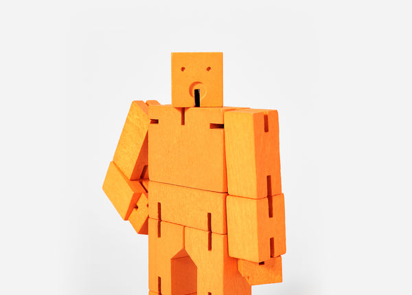 Cubebot - Small - Orange – MOX STUDIO
